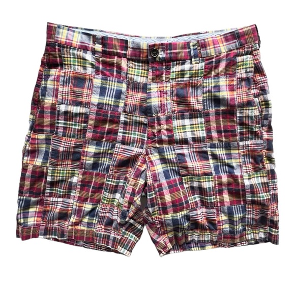 Brooks Brothers | Shorts | Brooks Brothers Madras Plaid Patchwork ...